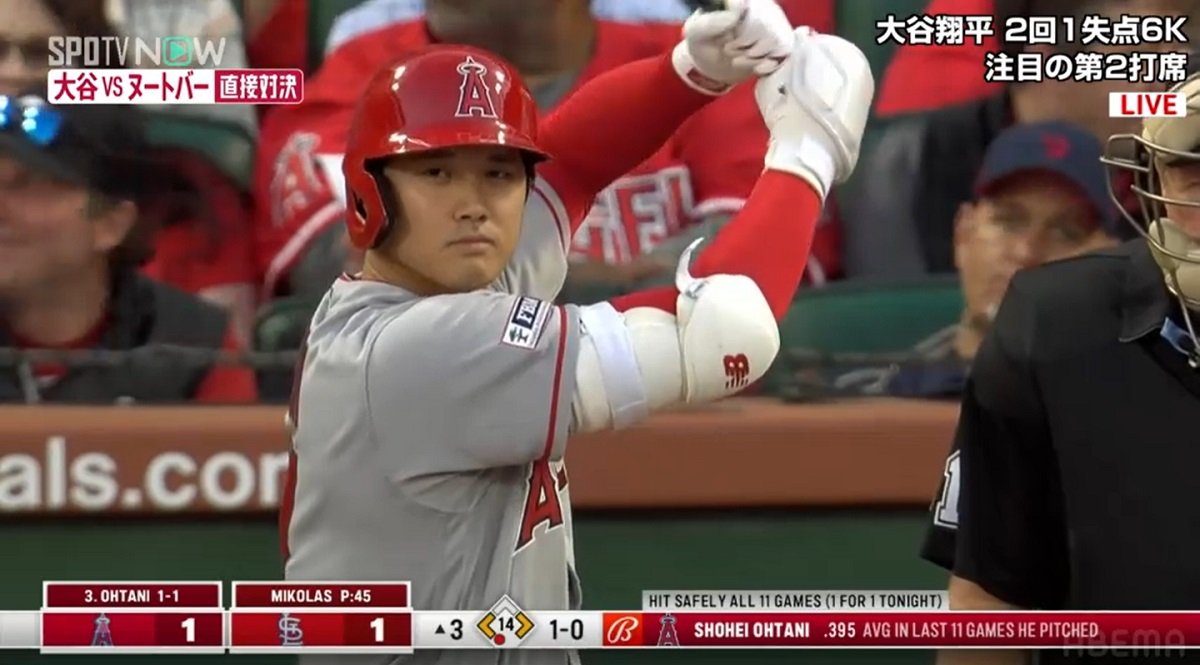 大谷翔平、ヌートバーを狙い撃ち！？2打席連続ライト前ヒットに「全部たっちゃんのところに…」 | 野球 | ABEMA TIMES | アベマタイムズ