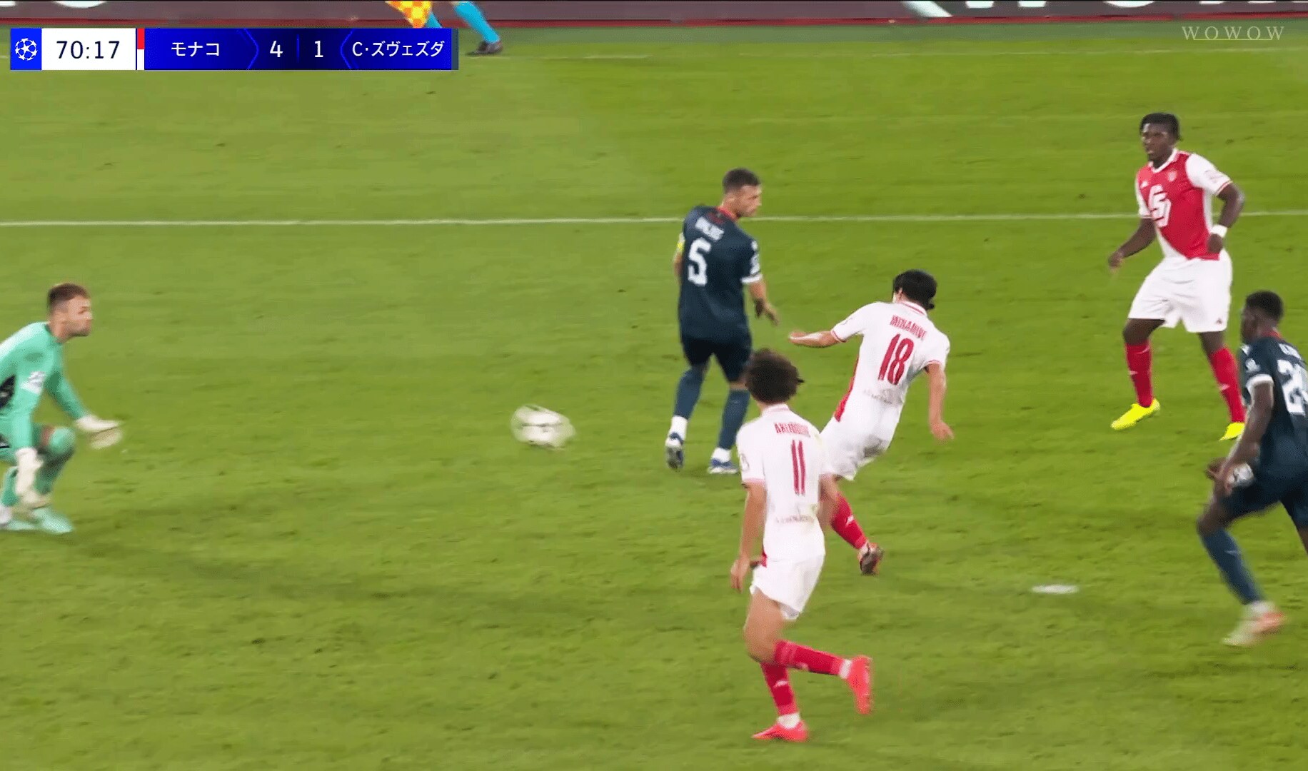 南野拓実、“歴史的”ワンタッチゴール！ 華麗な崩しから日本人CL最多得点に並んだ瞬間「あそこに入り込むのがタキです」「冷静でえぐい」 | 海外サッカー | ABEMA TIMES | アベマタイムズ