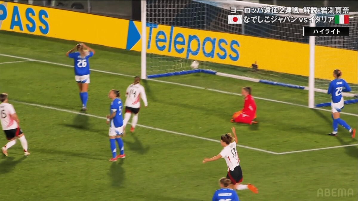 マンマミーア！長谷川唯の“華麗すぎるループシュート”にイタリア女子代表が唖然…GKが尻餅、DFが頭を抱えたスーパーゴールの瞬間 | サッカー日本代表 | ABEMA TIMES | アベマタイムズ