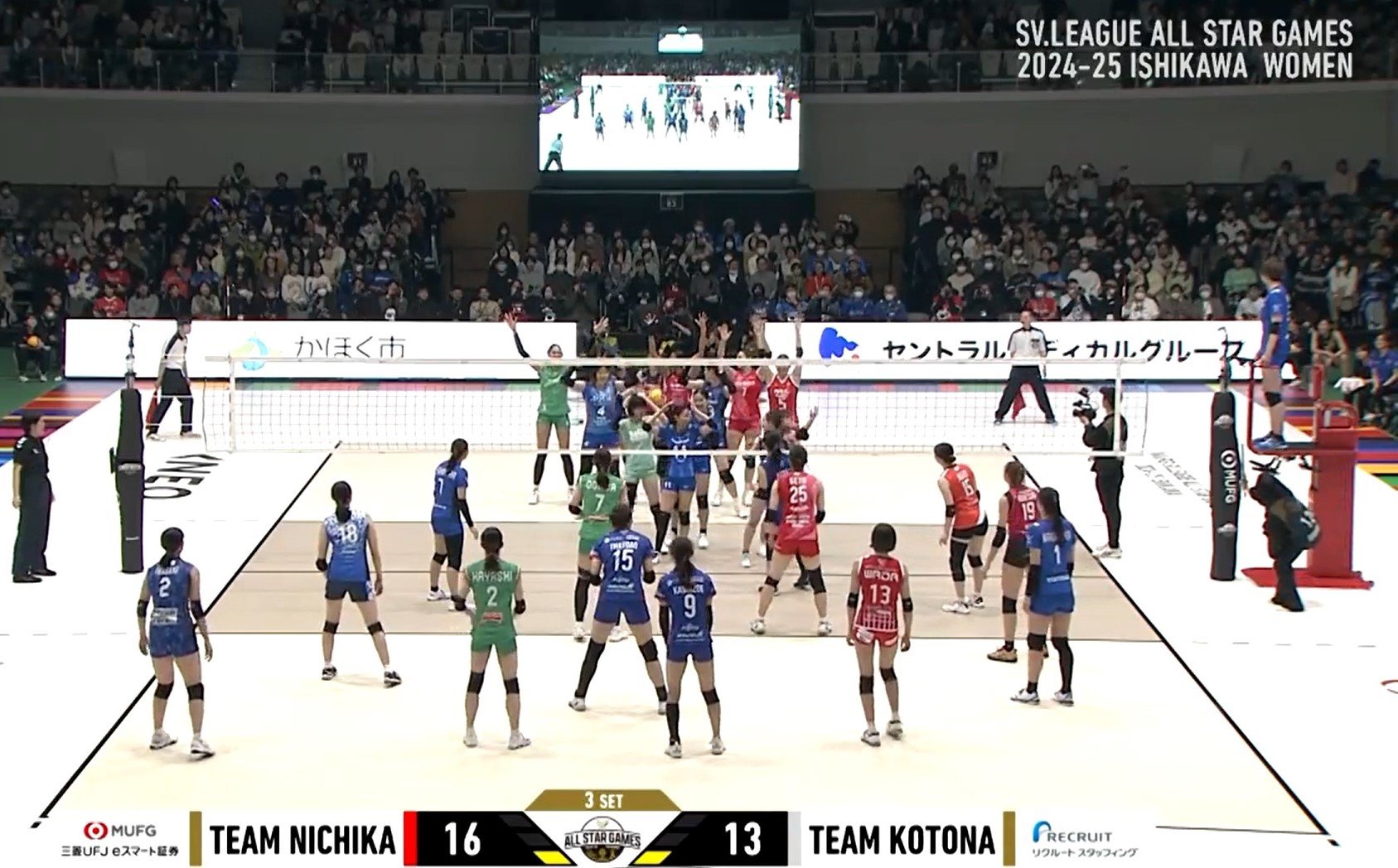 【写真・画像】コート上に何人いるんだよ！？ 女子バレーで衝撃の“珍”光景 まさかの展開で生まれた得点シーンにファン爆笑 3枚目 | スポーツ総合 | ABEMA TIMES | アベマタイムズ