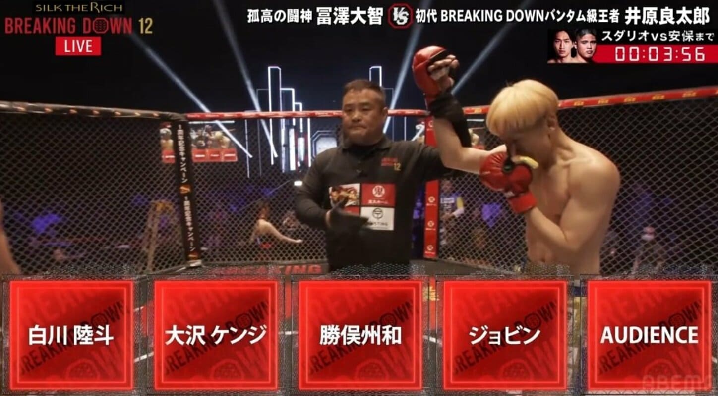 Breaking Down12（ブレイキングダウン12）結果速報・対戦カード・大会情報 | 格闘技 | ABEMA TIMES | アベマタイムズ