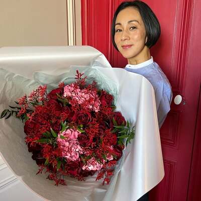 中村江里子、身長180cm超えの息子との2ショットを公開「イケメン」「とっても素敵」の声 | 話題 | ABEMA TIMES | アベマタイムズ