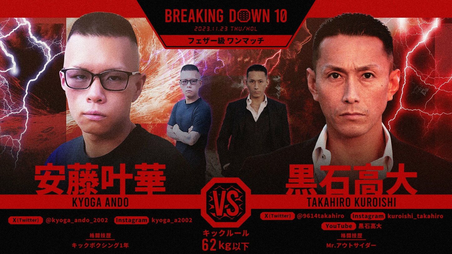【写真・画像】Breaking Down10（ブレイキングダウン10）【結果・全試合速報予定・対戦カード・大会情報】 13枚目 | ニュース | ABEMA TIMES | アベマタイムズ