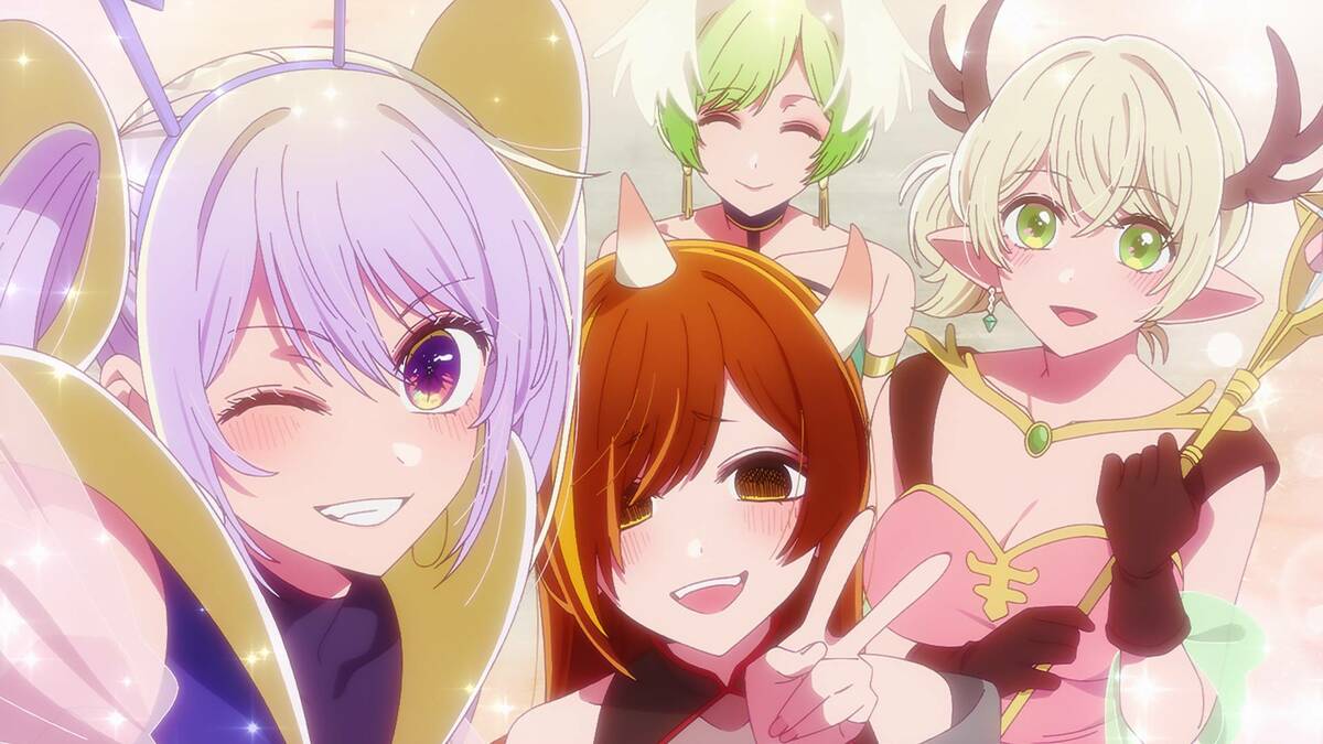 Ruby mit lila Twintails, Kotobuki Minami blond und im Fantasy-Stil ...