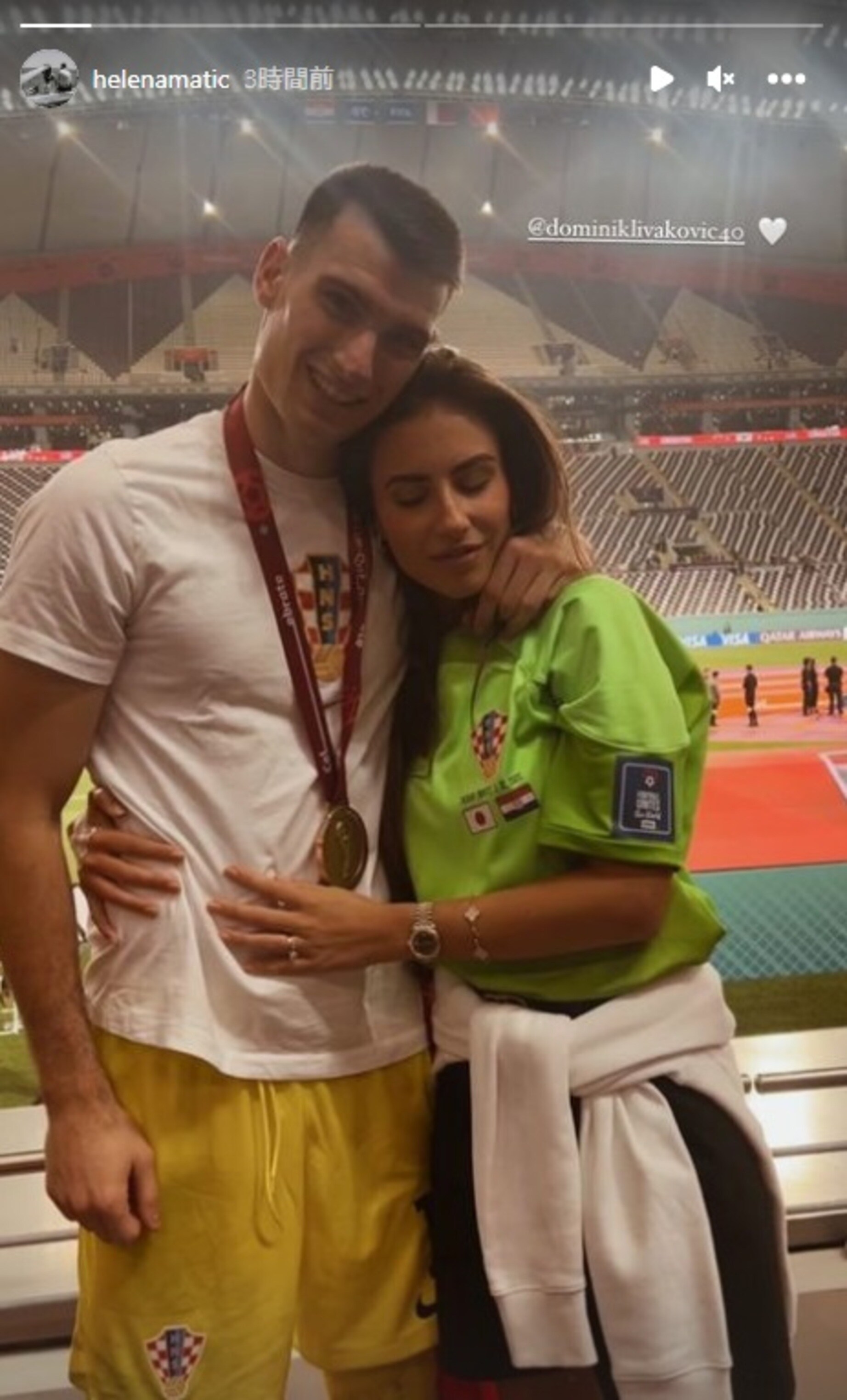 クロアチア、W杯3位！守護神リヴァコヴィッチは美人妻と喜ぶ | Qoly | FIFA ワールドカップ 2022 完全ガイド by ABEMA