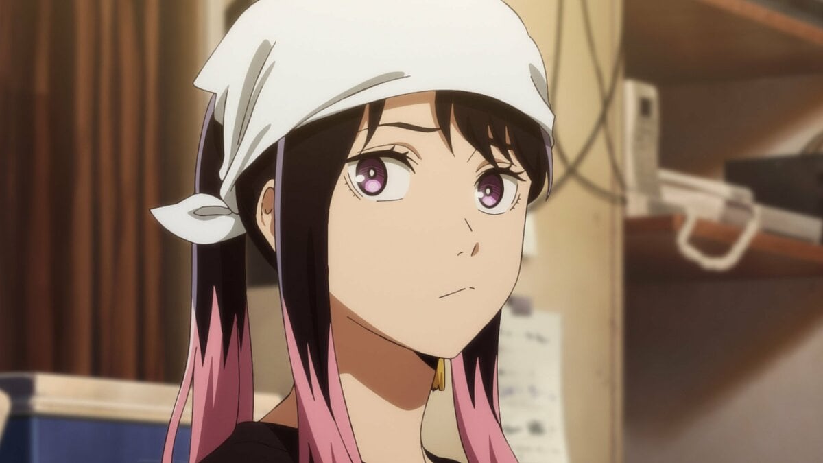 "What a villainous face! lol" Akane starts her part-time job at an ...
