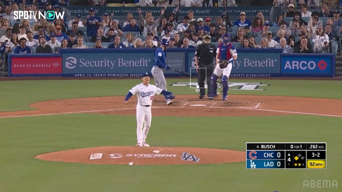 山本由伸がシャウト！「もはや王者の風格…」強打者に三振の山、“垂直落下スプリット”に反響続々「こんなの打てないだろw」 | MLB | ABEMA TIMES | アベマタイムズ