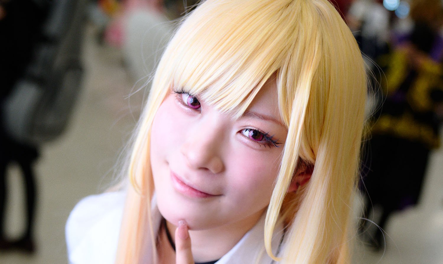 [Photos/Images] Striking a Gal Pose is the Key! Attempting Marin's ...