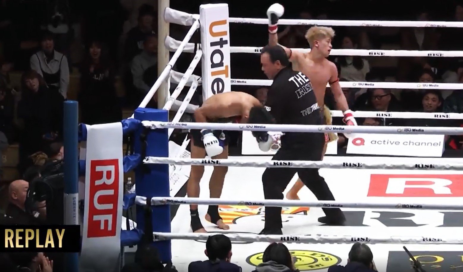 【写真・画像】“立ったまま”ダウンの衝撃KO 劇的決着に「5秒くらい意識がなかった」 2枚目 | 格闘技 | ABEMA TIMES | アベマタイムズ