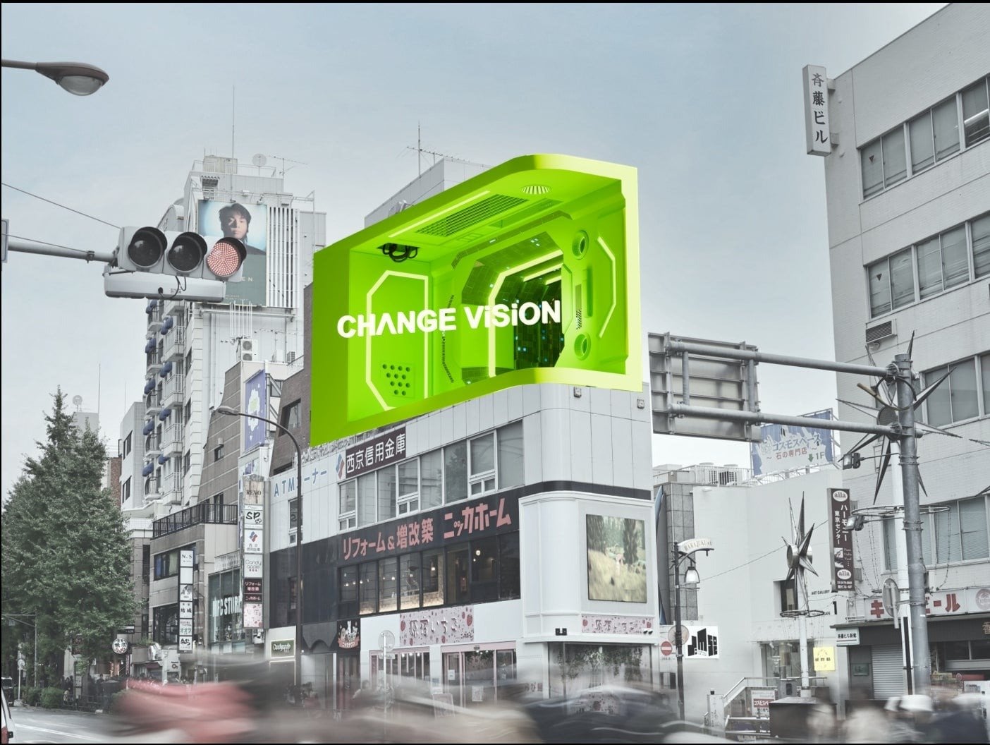 【日本初】大型3Dビジョン「CHANGE ViSiON Harajuku」にてリアルタイムに映像を生成・配信が可能な「LOCI」をリリース ...