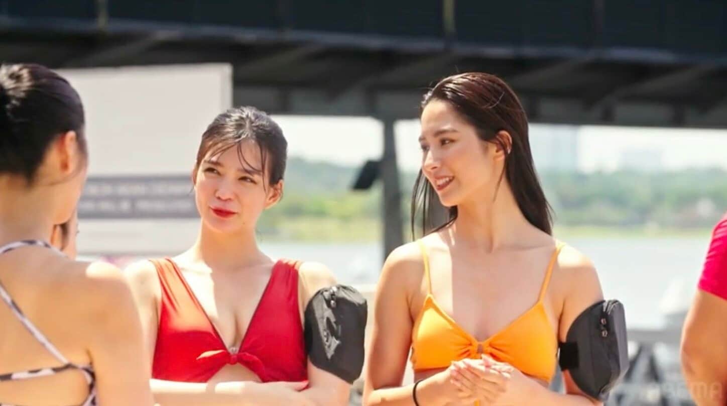 【写真・画像】真っ赤な水着に大胆ビキニ!美女たちのセクシーな水着姿に男子大興奮「す~ごいな〜!」 2枚目 ニュース Abema