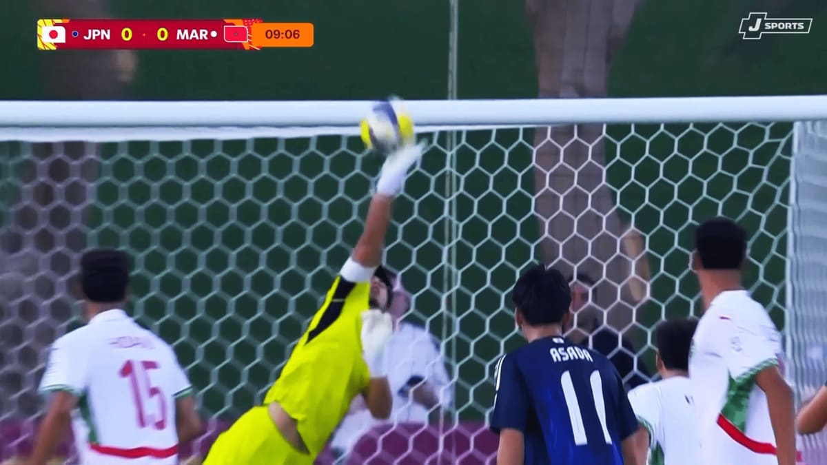 超反応！アメリカ育ちの日本代表GK、圧巻セーブが話題 弾丸ミドルを右手一本で弾いた瞬間「村松くんナイスセーブ」【U-17W杯】 | サッカー日本代表 | ABEMA TIMES | アベマタイムズ