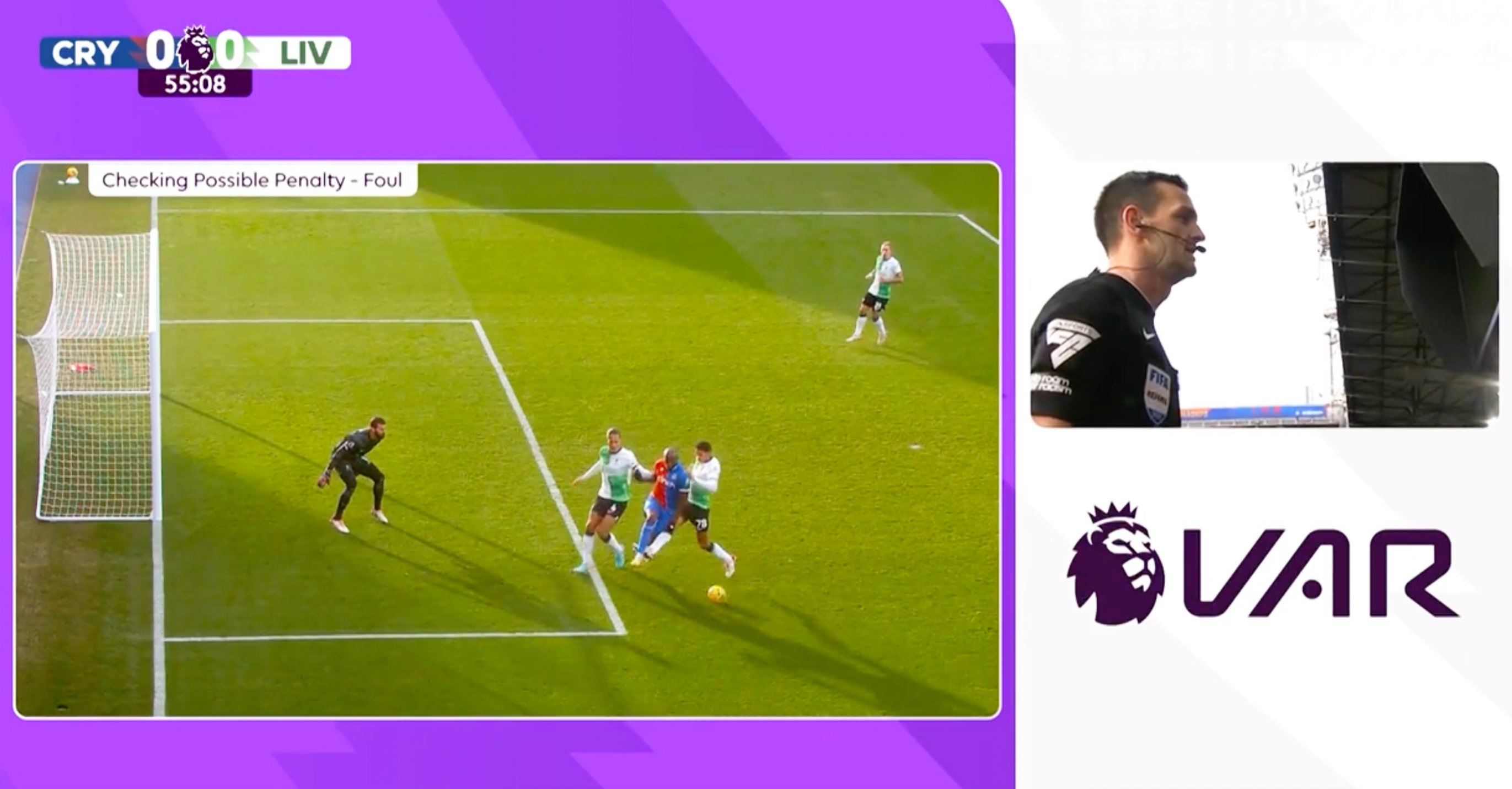 【写真・画像】VARは“決定的瞬間”を見ていた！なんと1分50秒後の介入、リヴァプール若手CBの足蹴りが発覚→PK判定に「嘘だろ…」「まあファウルやな」など驚きの声 3枚目 | サッカー ...