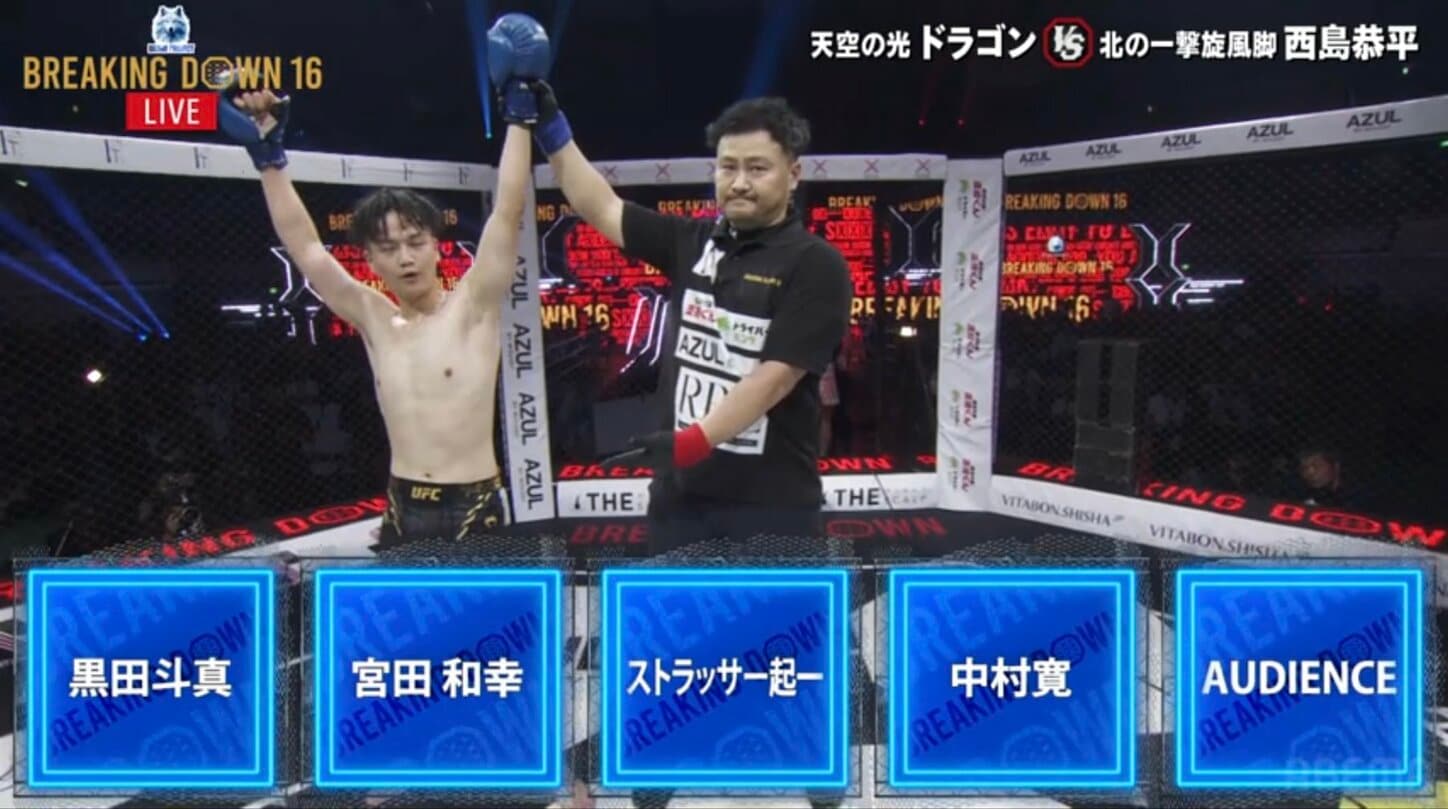 【全試合結果】ブレイキングダウン16（Breaking Down16）対戦カード・大会情報・結果速報 | 格闘技 | ABEMA TIMES | アベマタイムズ
