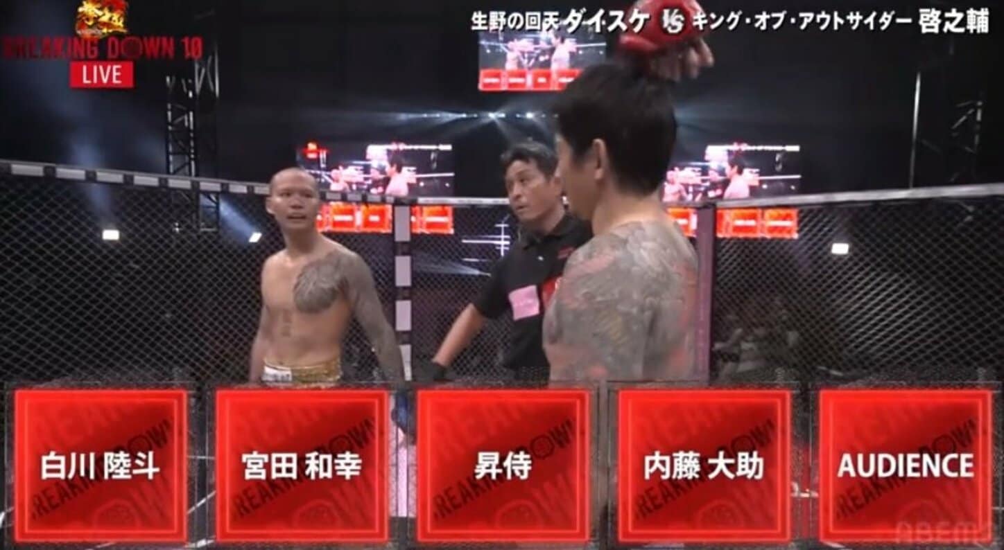 全試合結果・速報中 Breaking Down10(ブレイキングダウン10) 格闘技 Abema Times アベマタイムズ