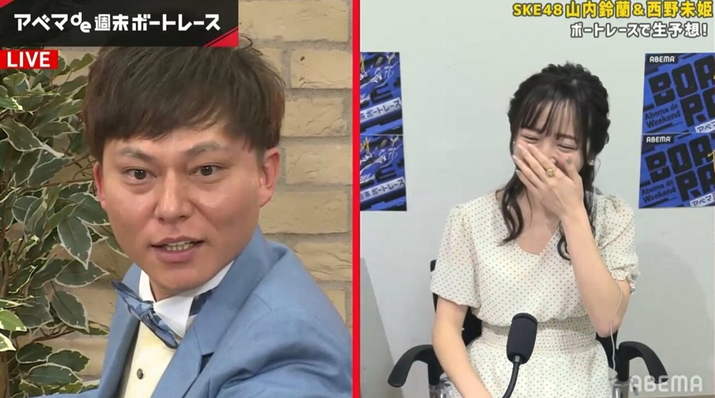 【写真・画像】アイドル顔負けのテクニック！？ABEMAアナ・藤田かんなの疑似告白にSKE48メンバーも「100点」 1枚目 | ボートレース | ABEMA TIMES