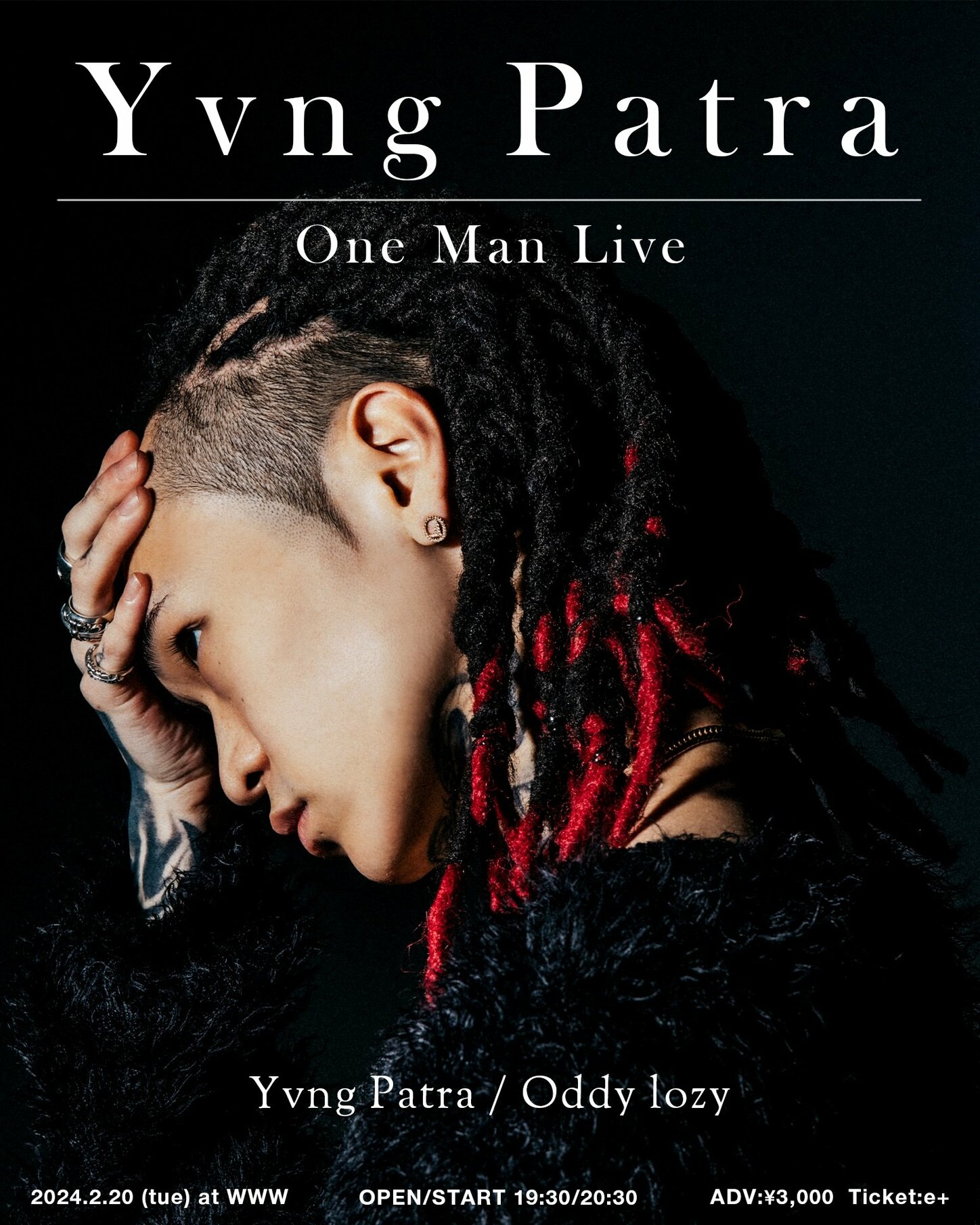 【写真・画像】ラッパーYvng Patraが、自身初となるワンマンライブを2月20日(火)に開催決定！ 最新シングル“Hot Rodder”の ...